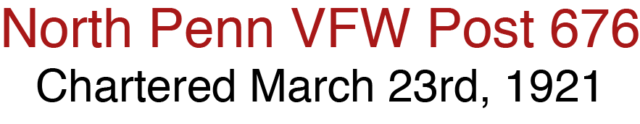 North Penn VFW Post 676 – Open To All Veterans Of Foreign Conflicts